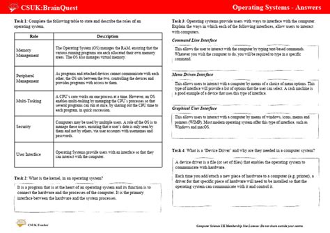 151 Operating Systems Answers Brainquest Pdf Operating System Graphical User Interfaces