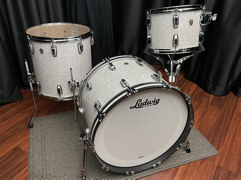 Ludwig Drums Sets Usa Classic Maple White Marine Pearl Fab 13 16 22 Kit Dales Drum Shop 2023