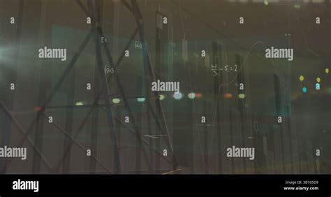 Statistical Data Processing Mathematical Equations Hi Res Stock