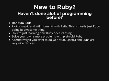 Welcome To Ruby Ppt