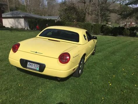 2002 Inspiration Yellow Ford Thunderbird