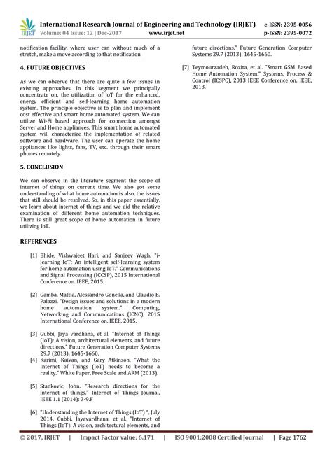 Home Automation System Pdf Internet Computing