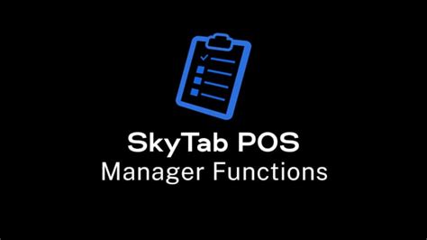 Resource Center SkyTab POS System