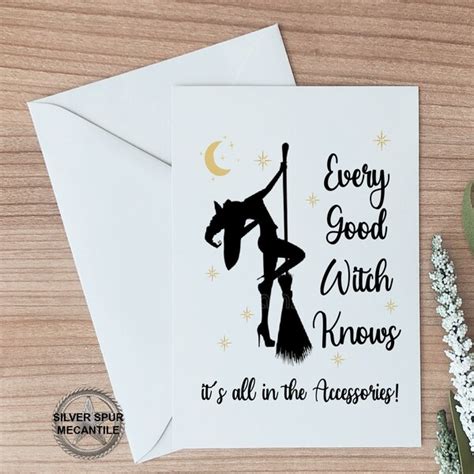 Sexy Halloween Card Etsy
