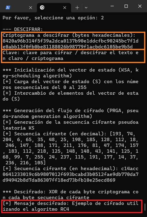 Criptografía Cclix Cifrado Rc4 En Python