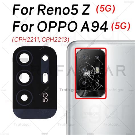 Rear Back Camera Glass Lens For Oppo Reno5 Z 5z A94 5g Cph2211 Tiktok Shop Singapore