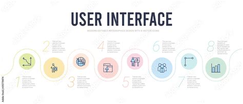 User Interface Concept Infographic Design Template Included Bars Chart Page Data Connection