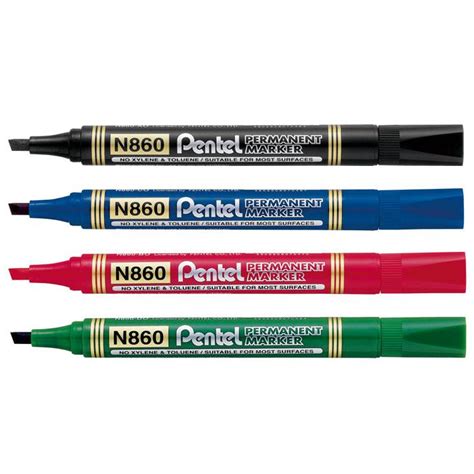 Pentel Permanent Marker Chisel Tip N860