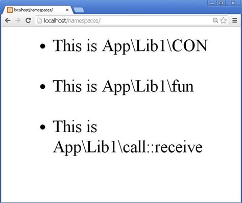 Aliasing Of PHP Namespaces