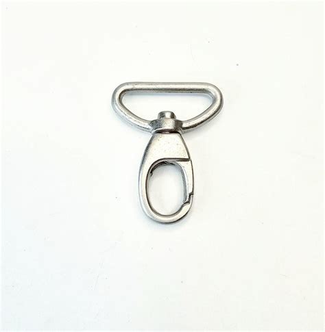 Карабін металевий нікель сатін 25мм продаж ціна у Києві Фурнітура та запчастини для сумок та