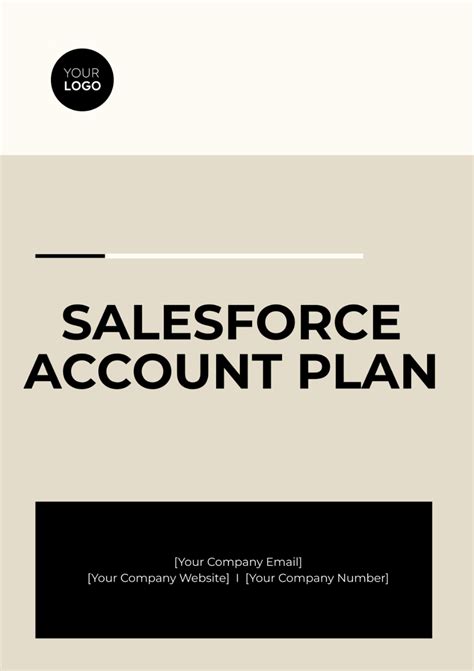 Free Salesforce Account Plan Template To Edit Online Free Salesforce Account Plan Template To Edit Online