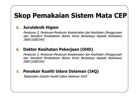 Cep Point System By Ir Hj Mohd Hatta Zakaria Pdf