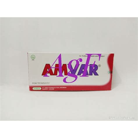 Jual Amvar Caplet Isi 30 Simex Shopee Indonesia