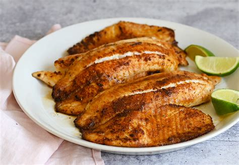 Tilapia Fillet Cooked