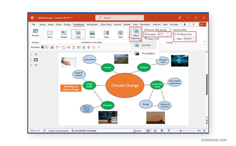 Settings For Slide Transition In Powerpoint SlideModel