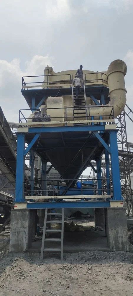 Ms Materila 2062 Grade M Sand Multi Cyclone Air Classifier Capacity