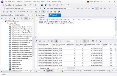 Sql Index — Explanation Creation And Management