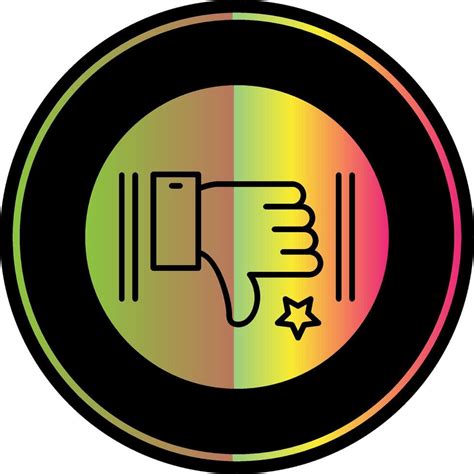 Dislike Glyph Due Color Icon 39152183 Vector Art At Vecteezy