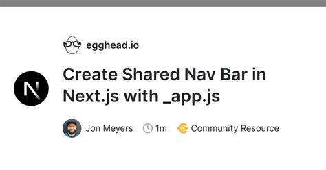 create shared nav bar in next js with app js