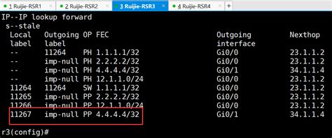 锐捷（十一）mpls Ldp配置实验及分析ldp配置routerid Csdn博客