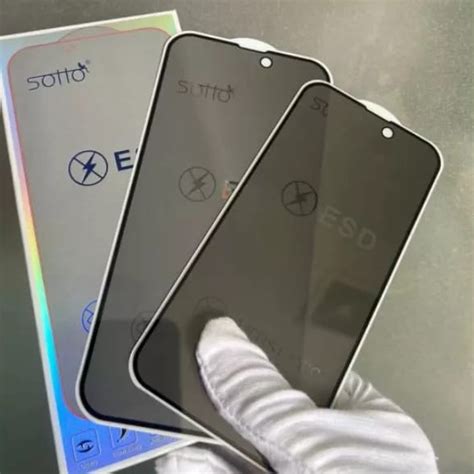 Jual Tempered Temper Glass Privacy Anti Gores Spy Anti Static Premium Pelindung Privasi