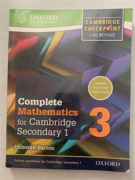 Maths Textbook Secondary 3 Hobbies And Toys Books And Magazines