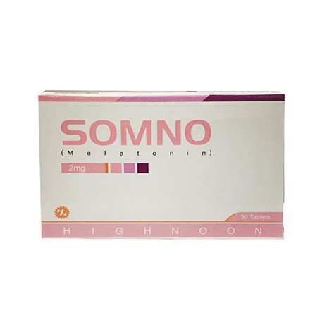 Somno 2Mg 30 Tablets - Buy Online at DVAGO®