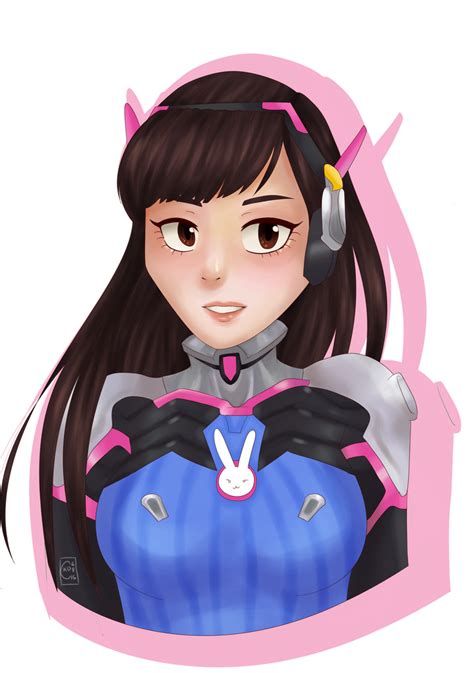 D Va Overwatch By Katdoodler On Deviantart