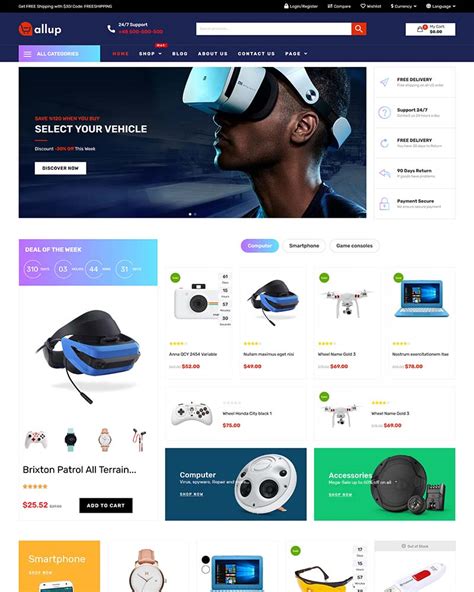 Multi Vendor Ecommerce Website Template