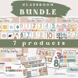 Classroom Decor Bundle Etsy