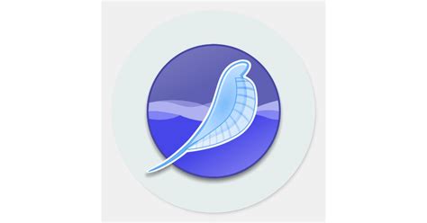 Seamonkey Logo Classic Round Sticker Zazzle