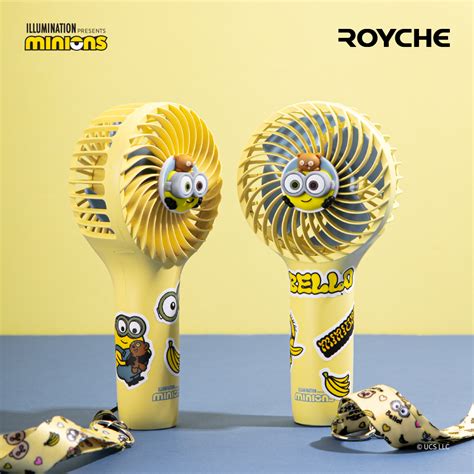 미니언즈 미니언즈 핸디팬 휴대용 미니 핸디선풍기 스트랩 데코스티커 포함 위시버킷