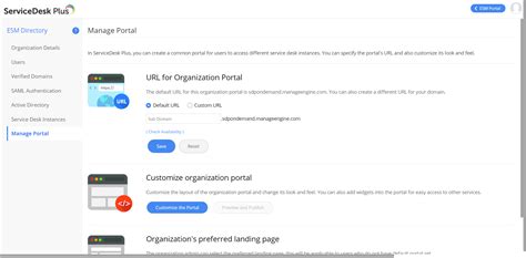 Itsm Self Service Portal Manageengine Sevicedesk Plus