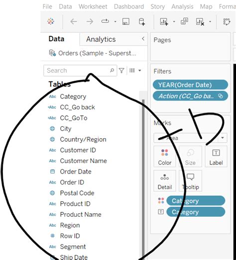 Visualization From Scratch Dimension And Measures In Tableau