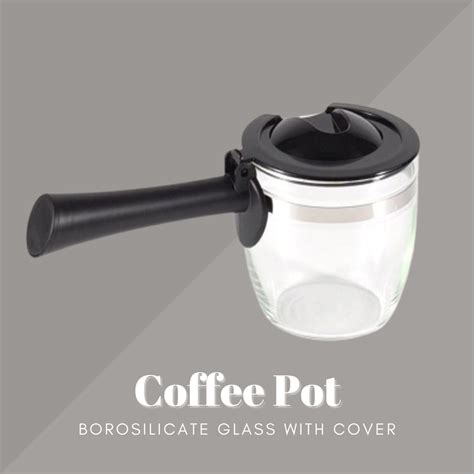 Coffee Maker Pot Borosilicate Glass With Cover Esg13855 Coffee Pot