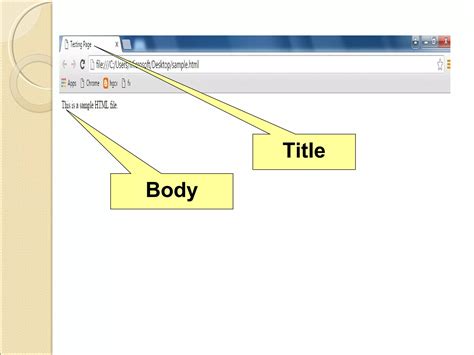 Presentation On Html Ppt Web Design And Html Internet
