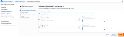Provision Oracle Exadata Database Service In Oracle Databaseaws