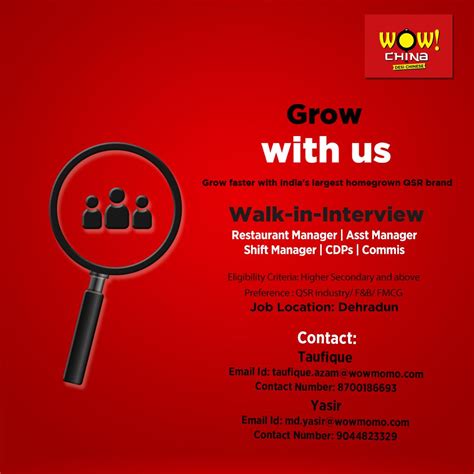 Taufique Azam On Linkedin Opportunities2023 Hiringimmediately Qsr Hospitality Jobalert Chef