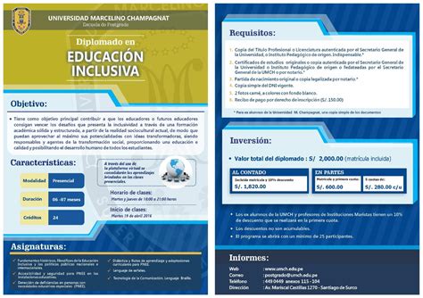 Diplomado En EducaciÓn Inclusiva By Universidad Marcelino Champagnat