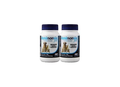 Aminomix Pet 120 comprimidos Vetnil KIT 2 unidades Suplemento com o ...