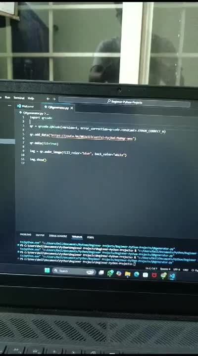 Python Qrcode Coding Tech Programming Automation Datascience Parth Mahadik