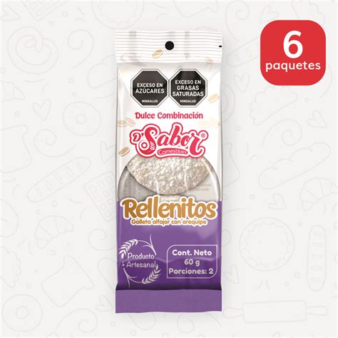 Six Pack Rellenitos Comestibles Dsabor