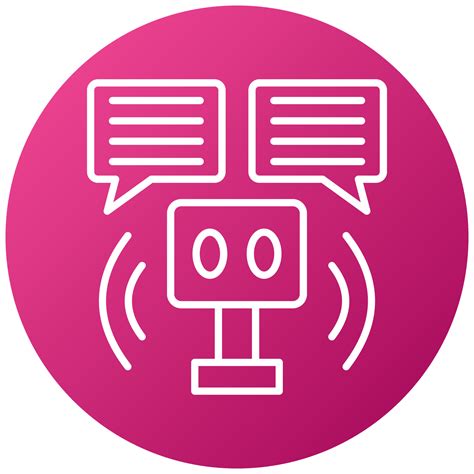 Robot Assistant Icon Style 21531460 Vector Art At Vecteezy