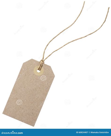 Empty Shopping Tag Template Stock Image Image Of Isolated Discount