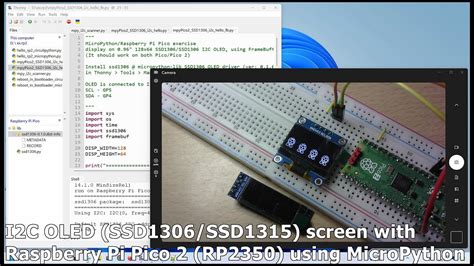 I2c Oled Ssd1306ssd1315 Screen With Raspberry Pi Pico 2 Rp2350