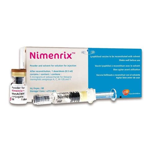Nimenrix Vacuna Contra El Meningococo A C Y W135 Vacúname Cic