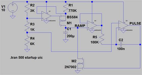 Transistors Analog Long Duration Timer Minutes Using A Ramp Electrical Engineering Stack