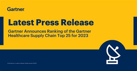 Gartner Announces Ranking Of The Gartner Healthcare Supply Chain Top 25 For 2023 Curtis Sawyer