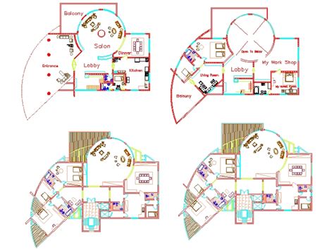 Curved Housing In Autocad Download Cad Free 724 55 Kb Bibliocad