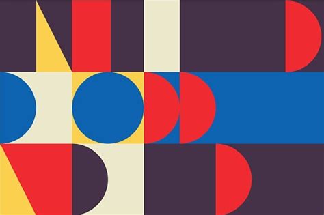 보하우스 스타일의 매끄러운 추상 벡터 기하학적 패턴 디자인 밝고 현대적인 색상 배경 인쇄 아트 워크 및 벽지 0명에 대한 스톡 벡터 아트 및 기타 이미지 Istock